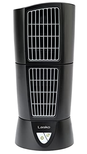 Lasko 4916 Platinum Desktop Wind Tower Oscillating Fan