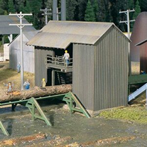 Walthers Cornerstone HO Scale Model Sawmill Outbuildings, 8