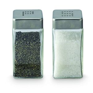 CUISINOX Salt and Pepper Shaker Set, Each measures: 3¾ x 1 ¾ x 1 ¾ Inch, Stainless steel