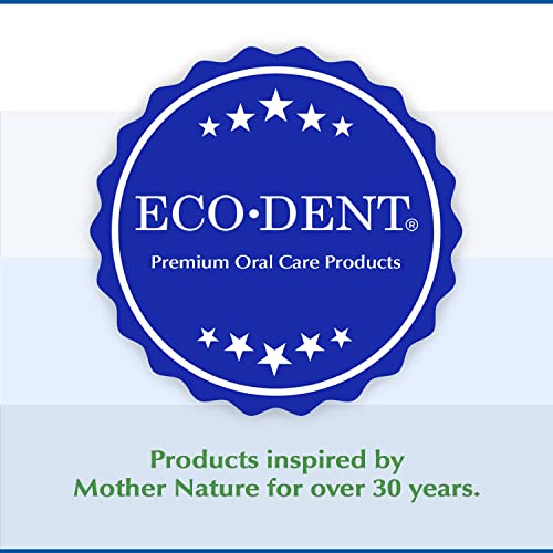 Eco-Dent Ultimate Essential MouthCare - Daily Mouth Rinse & Oral Wound Cleanser and Debriding Agent, Alcohol-Free Mouthwash w/ CoQ10, Echinacea, Goldenseal, Essential Oils & Baking Soda, 8 Fl Oz