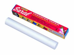 saral paper saral white 12″ x12′ wht transfer paper, x 12′