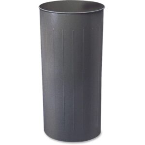 safco products 9610ch round wastebasket, 80-quart, (qty. 3), charcoal