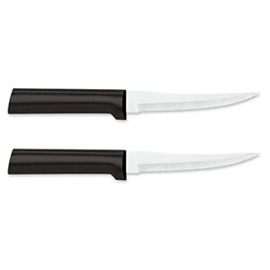 rada cutlery super parer knife, dishwasher safe black handle (pack of 2 – w227/2)