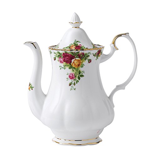 Royal Doulton Royal Albert Old Country Roses Large Coffee Pot, 42 oz, Multi