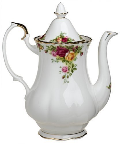 Royal Doulton Royal Albert Old Country Roses Large Coffee Pot, 42 oz, Multi