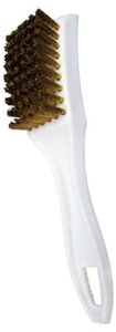 star brite small plastic utility brush with brass bristles (040069)