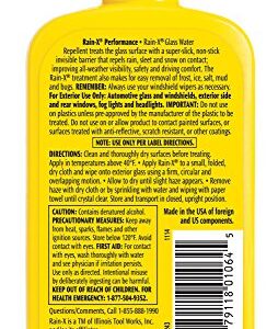 Rain-X 800002243 Glass Treatment- 7 fl oz. ( Packaging may vary )