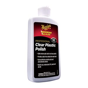 Meguiar's M1008 M10 Mirror Glaze Clear Plastic Polish - 8 Oz Bottle