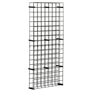 wine enthusiast 144 bottle tie grid, black