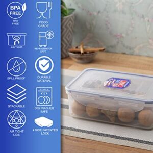 LOCK & LOCK Airtight Rectangular Food Storage Container 33.81-oz / 4.23-cup