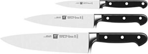 professional s zwilling j.a henckels 3 piece knives set, black/stainless steel (35602-000-0)