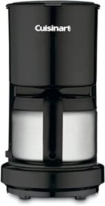 cuisinart 4 cup w/stainless-steel carafe coffeemaker, black