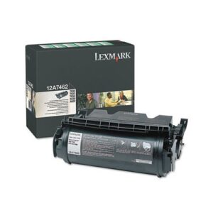 Lexmark 12A7462 High-Yield Toner, 21000 Page-Yield, Black