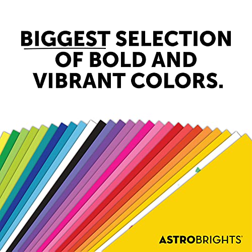 Neenah Astrobrights Color Paper, 8.5” x 11”, 24 lb/89 gsm, Cosmic Orange, 500 Sheets (22651)