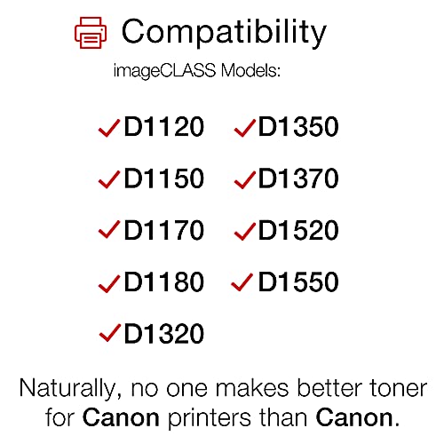 Canon Genuine Toner, Cartridge S35 Black (7833A001), 1 Pack, for Canon imageCLASS D320, D340, FAXPHONE L170