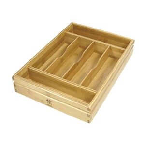 zwilling j.a. henckels bamboo flatware storage tray