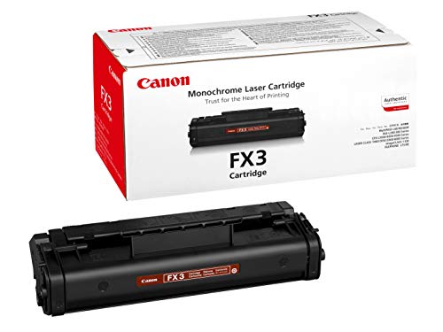 Canon Fx3 Laser Toner Cartridge, Black - in Retail Packaging