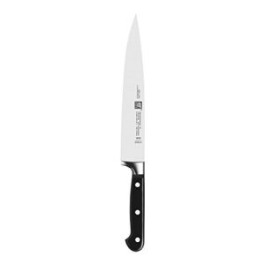 zwilling professional s carving knife, 8-inch, black/stainless steel