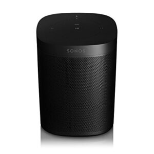 sonos one 2 pack (gen 2) smart speaker with built-in alexa voice control, wi-fi, black