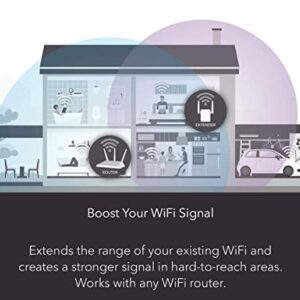 NETGEAR AC750 Wi-Fi Range Extender + Extra Outlet (EX3800-100NAS)