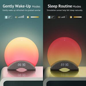 LaView Smart White Noise Machine,App Control Sleep Sound Machine Night Light 25 Relaxing Sounds and 8 Rhythm Modes,Sunrise Wake Up Light,Smart Alarm Clock for Kid/Adult,Work with Alexa