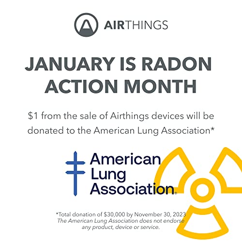 Airthings 2960 View Plus - Radon & Air Quality Monitor (PM, CO2, VOC, Humidity, Temp, Pressure)