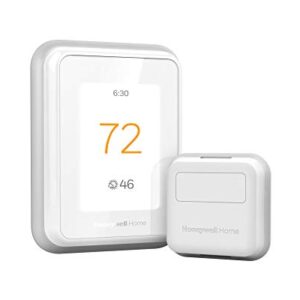 Honeywell Home T9 WiFi Smart Thermostat with 1 Smart Room Sensor, Touchscreen Display, Alexa and Google Assist