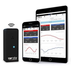 temp stick remote wifi temperature & humidity sensor. no subscription. 24/7 monitor, unlimited text, push & email alerts. free apps, made in america. use with alexa, ifttt. monitor anywhere, anytime.