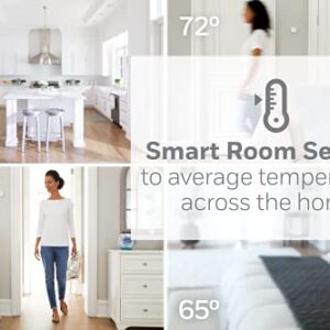 Honeywell Home T9 WiFi Smart Thermostat, Smart Room Sensor Ready, Touchscreen Display, Alexa and Google Assist