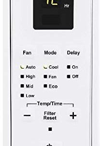 GE Electronic Air Conditioner for Window | 6,000 BTU | Easy Install Kit & Remote Included | Complete With 3-Speed Fan & Custom Temperature Control | Cools up to 250 Square Feet | 115 Volts | White