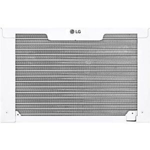 LG 8,000 BTU Smart Window Air Conditioner, Cools up to 350 Sq. Ft, Smartphone and Voice Control Works ThinQ, Amazon Alexa and Hey Google, Energy Star, 3 Cool & Fan Speeds, 115V, 8000, White