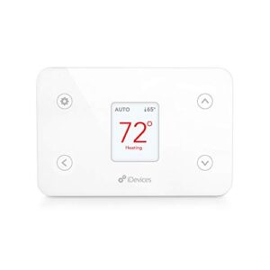 idevices idev0005and5 fba_2843481 wi-fi smart thermostat, works with alexa, white (package may vary)