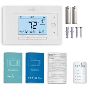 Emerson Sensi Wi-Fi Smart Thermostat for Smart Home, Pro Version, Works with Alexa, Energy Star Certified