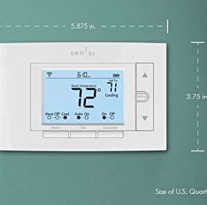 Emerson Sensi Wi-Fi Smart Thermostat for Smart Home, Pro Version, Works with Alexa, Energy Star Certified