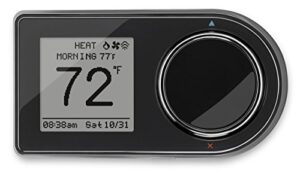 lux products geo-bl wi-fi thermostat, black