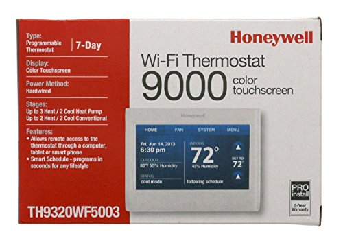 Honeywell Wireless WiFi Thermostat,7 Programmable