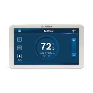 bosch bcc100 connected control smart phone wi-fi thermostat – works with alexa – touch screen