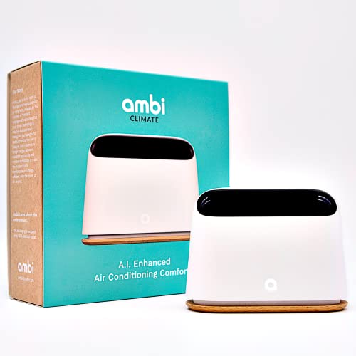 Ambi Climate 2 | Smart Air Conditioner Controller for Mini Split ACs | Smart WiFi Thermostat for Minisplit, Window & Portable AC | Compatible with Alexa, Apple Siri, Google Home, IFTTT, iOS & Android