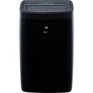 lg 10,000 btu (doe) / 14,000 btu (ashrae) smart portable air conditioner, cools 450 sq.ft. (18′ x 25′ room size), smartphone & voice control works with lg thinq, amazon alexa and hey google, 115v