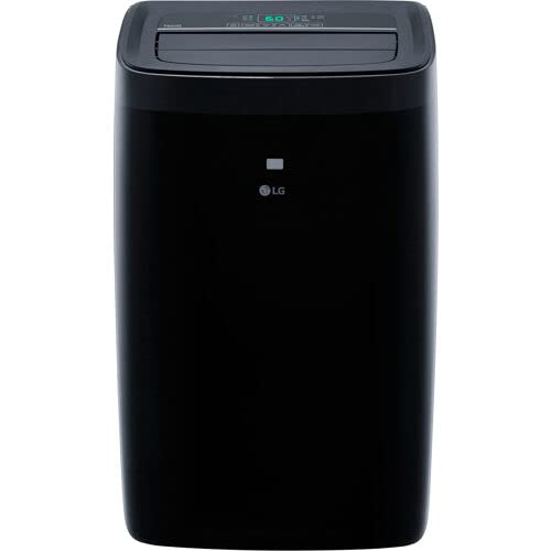 LG 10,000 BTU (DOE) / 14,000 BTU (ASHRAE) Smart Portable Air Conditioner, Cools 450 Sq.Ft. (18' x 25' room size), Smartphone & Voice Control works with LG ThinQ, Amazon Alexa and Hey Google, 115V