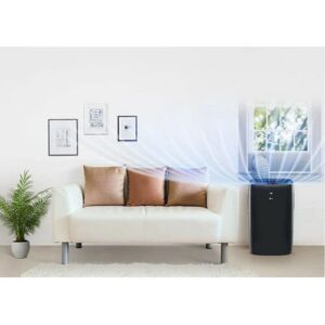 LG 10,000 BTU (DOE) / 14,000 BTU (ASHRAE) Smart Portable Air Conditioner, Cools 450 Sq.Ft. (18' x 25' room size), Smartphone & Voice Control works with LG ThinQ, Amazon Alexa and Hey Google, 115V