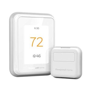 Honeywell Home RCHT9610WFSW2003 RCHT9610WFSW T9 WiFi Thermostat with 1 Smart Room Sensor, Touchscreen Display, Alexa and Google Assist (Renewed)