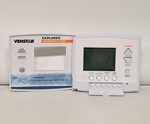 Venstar T3700 Residential Voyager WiFi Ready Thermostat - Works W/ Alexa When WiFi Module Installed, White, 6.3 x 5 x2.3