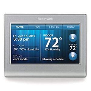 honeywell rth9580wf1005/w1 smart wi-fi 7 day programmable color touch thermostat, works with amazon alexa