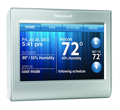 Honeywell RTH9580WF1005/W1 Smart Wi-Fi 7 Day Programmable Color Touch Thermostat, Works with Amazon Alexa