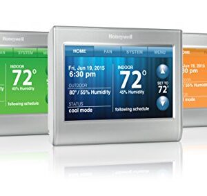 Honeywell RTH9580WF1005/W1 Smart Wi-Fi 7 Day Programmable Color Touch Thermostat, Works with Amazon Alexa