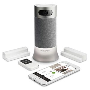 honeywell home smart home security starter kit, gray