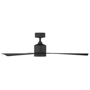 Lotus Smart Indoor and Outdoor 3-Blade Ceiling Fan 54in Matte Black with 3000K LED Light Kit and Remote Control works with Alexa, Google Assistant, Samsung Things, and iOS or Android App