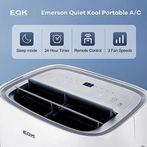 Emerson Quiet Kool 3 in 1 SMART Portable Air Conditioner, Dehumidifier & Fan | Wifi and Voice Control | Amazon Alexa, Google Home | for Rooms up to 300 Sq.Ft | EAPC5RSC1