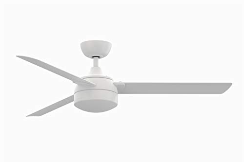 Fanimation Xeno Wet Indoor/Outdoor Ceiling Fan with Matte White Blades and LED Light Kit 56 inch - Matte White